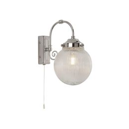 Licht-Erlebnisse Wandlampe (B)16 x (H)27 cm in Chrom Weiß | Gr.: onesize