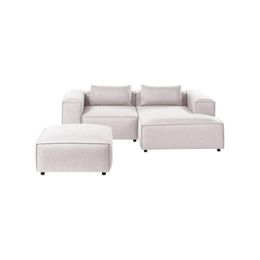 Beliani 2-tlg Ecksofa BRANDE in Braun | Gr.: onesize