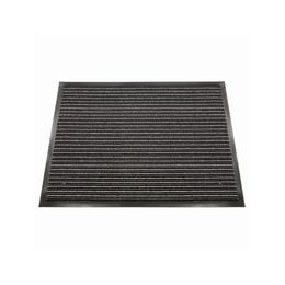 siena GARDEN Fu&szlig;matte STRIPS mit 100% Polypropylen-Flor, 60 x 80 cm in anthrazit | Gr.: onesize