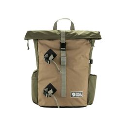 Fjällräven FJÄLLRÄVEN Vardag Foldsack 25 - Rucksack 45 cm (coal black) in green-clay | Gr.: onesize