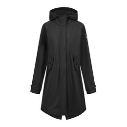Derbe Regenjacke Traveby_plain in jet black | Gr.: 34
