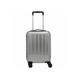 Check.In London 2.0 - 4-Rollen-Trolley 50 cm (orange) in carbon silber | Gr.: onesize