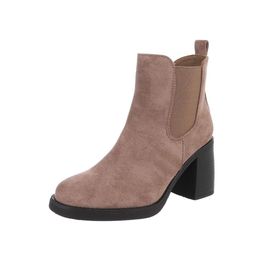 Ital-Design High Heel in Hellbraun | Gr.: 40