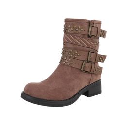 Ital-Design Stiefelette in Hellbraun | Gr.: 38
