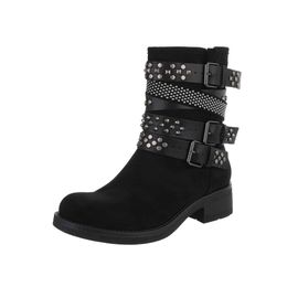 Ital-Design Stiefelette in Schwarz | Gr.: 37