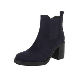 Ital-Design High Heel in Dunkelblau | Gr.: 40