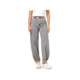 Ital-Design Jeans in Blau und Beige | Gr.: XS
