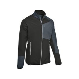 Maul Sport Softshelljacke "Hornspitze" in Schwarz/ Dunkelblau | Gr.: 52