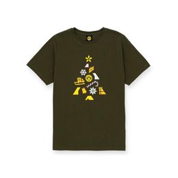 BVB Winter Wonder T-Shirt olive in dunkelgrün | Gr.: XL