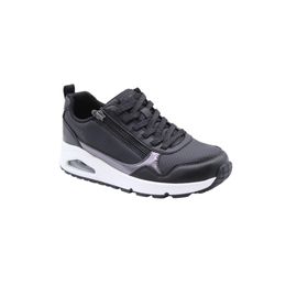 Skechers Sneakers Low UNO - METALLIC SLIDERS in schwarz | Gr.: 42