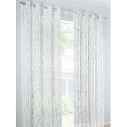 Heine Dekostore in silberfarben | Gr.: 175-x-140-cm