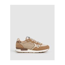 Pepe Jeans Sneaker Brit in Beige | Gr.: 39
