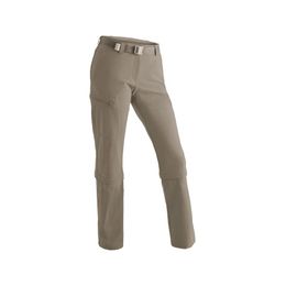 Maier Sports Zip-Hose Arolla in Beige | Gr.: 34