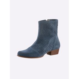 Heine Stiefelette in jeansblau | Gr.: 38