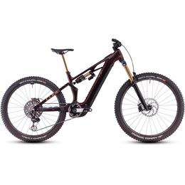Cube Stereo Hybrid ONE77 HPC SLT 800 | Gr. S | Carbon E-MTB Enduro (160-180mm) Rot