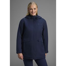 Allwetterjacke Maier Sports "DA-JACKE MTEX EL. LISBON", Damen, Gr. 38, night sky, Obermaterial: 100% Polyester, Jacken