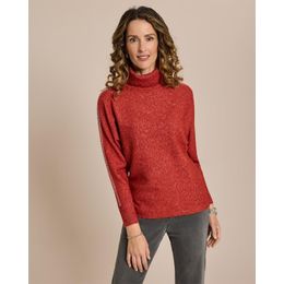 Pfeffinger Rollkragenpullover mit Nietenbesatz