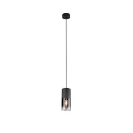 Trio Leuchten H&auml;ngeleuchte Robin, Schwarz, Metall, Glas, 23-150 cm, beliebig k&uuml;rzbar, Lampen & Leuchten, Innenbeleuchtung, H&auml;ngelampen, Esstischlampen