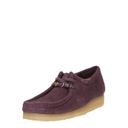 Clarks Originals Schn&uuml;rschuh 'Wallabee' Damen Gr&ouml;&szlig;e 41.5 lila