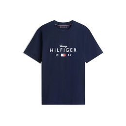 Tommy Hilfiger T-Shirt 'BRAND LOVE' Herren Größe XXL navy / rot / weiß