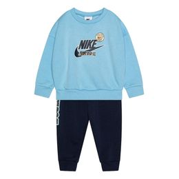 Nike Sportswear Jogginganzug Jungen Größe 86/92 navy / hellblau / hellgelb / weiß