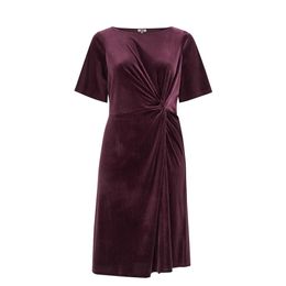 WE Fashion Kleid Damen Gr&ouml;&szlig;e 44 aubergine Winterkleid