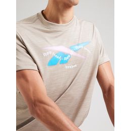 Reebok Funktionsshirt Herren Gr&ouml;&szlig;e XL azur / taupe / rosa / wei&szlig;