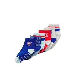 Nike Sportswear Socken 'ACE YOUR GAME' Mädchen Größe 6/12M kobaltblau / pastellblau / hellgrau / rot