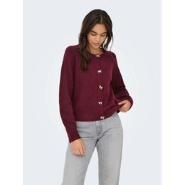 ONLY Strickjacke 'ONLTorino' Damen Gr&ouml;&szlig;e XL weinrot