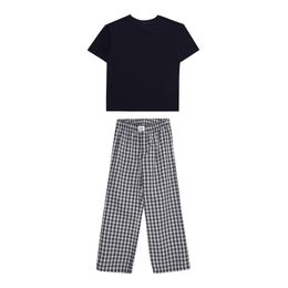 GAP Schlafanzug Jungen Gr&ouml;&szlig;e 164 navy / grau / wei&szlig;