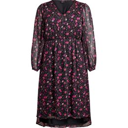 ZIZZI Kleid 'Mpaula' Damen Größe 38 pink / schwarz Winterkleid