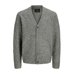 Jack & Jones Premium Knit Cardigan 'JPRBLASIMON' male Grey size XS