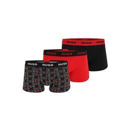 Hugo Boxer shorts male Red, Black size XL
