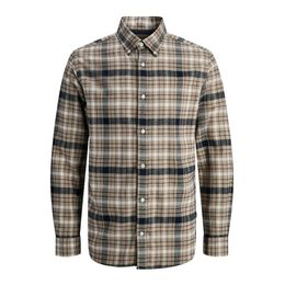 Jack & Jones Premium Button Up Shirt 'JPRBLUBarkley' male Grey size S