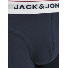 Jack & Jones Jack & Jones Set: Boxershorts und Socken 'JACORDINARY' Herren Gr&ouml;&szlig;e XXL navy / dunkelrot / wei&szlig;