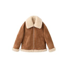 Mango Jacke 'Adriana' Damen Gr&ouml;&szlig;e S hellbeige / karamell