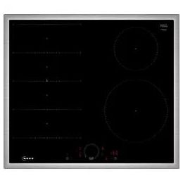 Neff Flex-Induktions-Kochfeld "T66SHE4L0", grau (silberfarben), B:58,3cm H:5,5cm T:51,3cm, Kochfelder, mit virtueller Twist Touch Bedienung