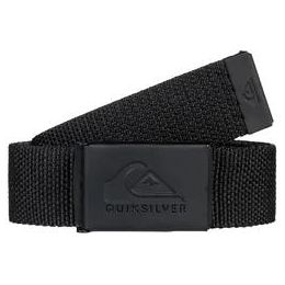 Stoffg&uuml;rtel Quiksilver "Principal Schwack", Damen, schwarz, Obermaterial: 100% Microfaser;, G&uuml;rtel Stoffg&uuml;rtel