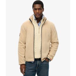 Superdry Herren Active Full Zip Fleecejacke Creme - Gr&ouml;&szlig;e: Xxl 10406075008361LG005