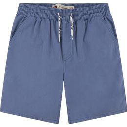 Shorts LEVI'S KIDS, Jungen, Gr. 6 (116), N-Gr, blau (coronet blau), Obermaterial: 100% Baumwolle, regular fit kurz, Hosen, mit Markenlabel