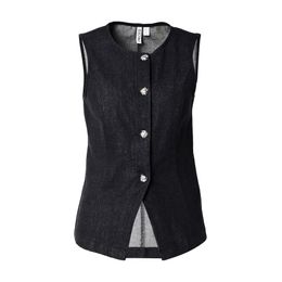 Pieces Weste 'PCFABIA' Damen Gr&ouml;&szlig;e L black denim