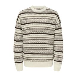 Only & Sons Only & Sons Sweater 'ONSROY' male Beige size XXL