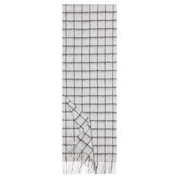 Roeckl Scarf 'SQUARE WOOL' female Grey, White size Onesize