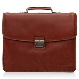 Castelijn & Beerens Castelijn & Beerens Document Bag 'Verona' male Brown size One Size