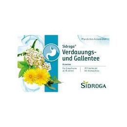 SIDROGA Verdauungs- und Gallentee Filterbeutel 20X2.0 g