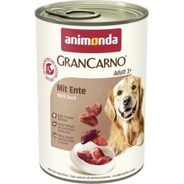 animonda GranCarno Original Nassfutter Hund Adult, Ente 24x400 g