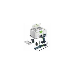 FESTOOL TPC 18/4 I-Basic-Set QUADRIVE Akku-Schlagbohrschrauber mit FastFix Schnittstelle und EC-TEC Motor ohne Akku und Ladeger&auml;t 577625)