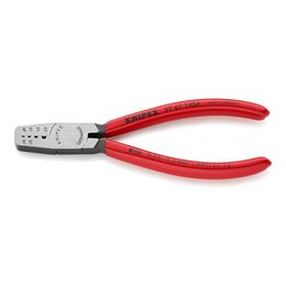 Knipex 97 61 145 A Crimpzange f&uuml;r Aderendh&uuml;lsen mit Kunststoff &uuml;berzogen 145 mm)