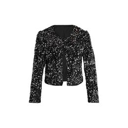 NAEMI Blazer Damen Gr&ouml;&szlig;e 40 schwarz / silber