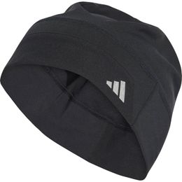 Adidas Laufmütze Herren - schwarz - Gr. Einheitsgröße - Polyester/Elastan